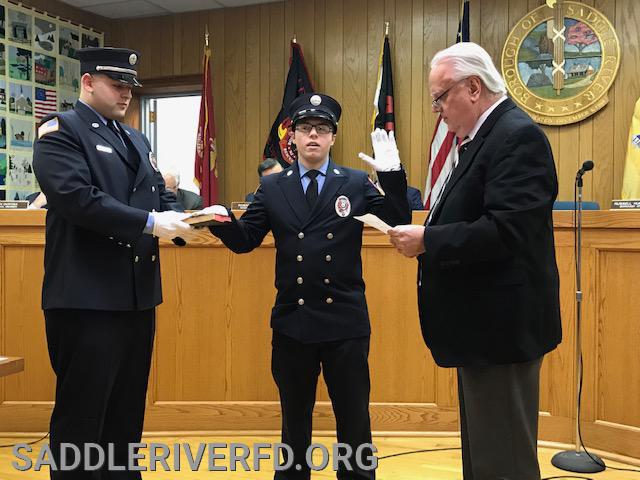 2020 SRFD officers sworn in!! - Saddle River Fire Department